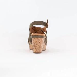 Clarks | Shoes | New Clarks Womens Elleri Rae Sandal In Olive Nubuck ...